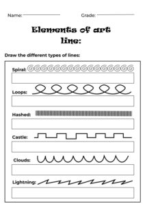 Elements of Art Lines - 1thousandideas