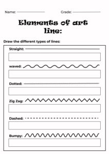 Elements of Art Lines - 1thousandideas