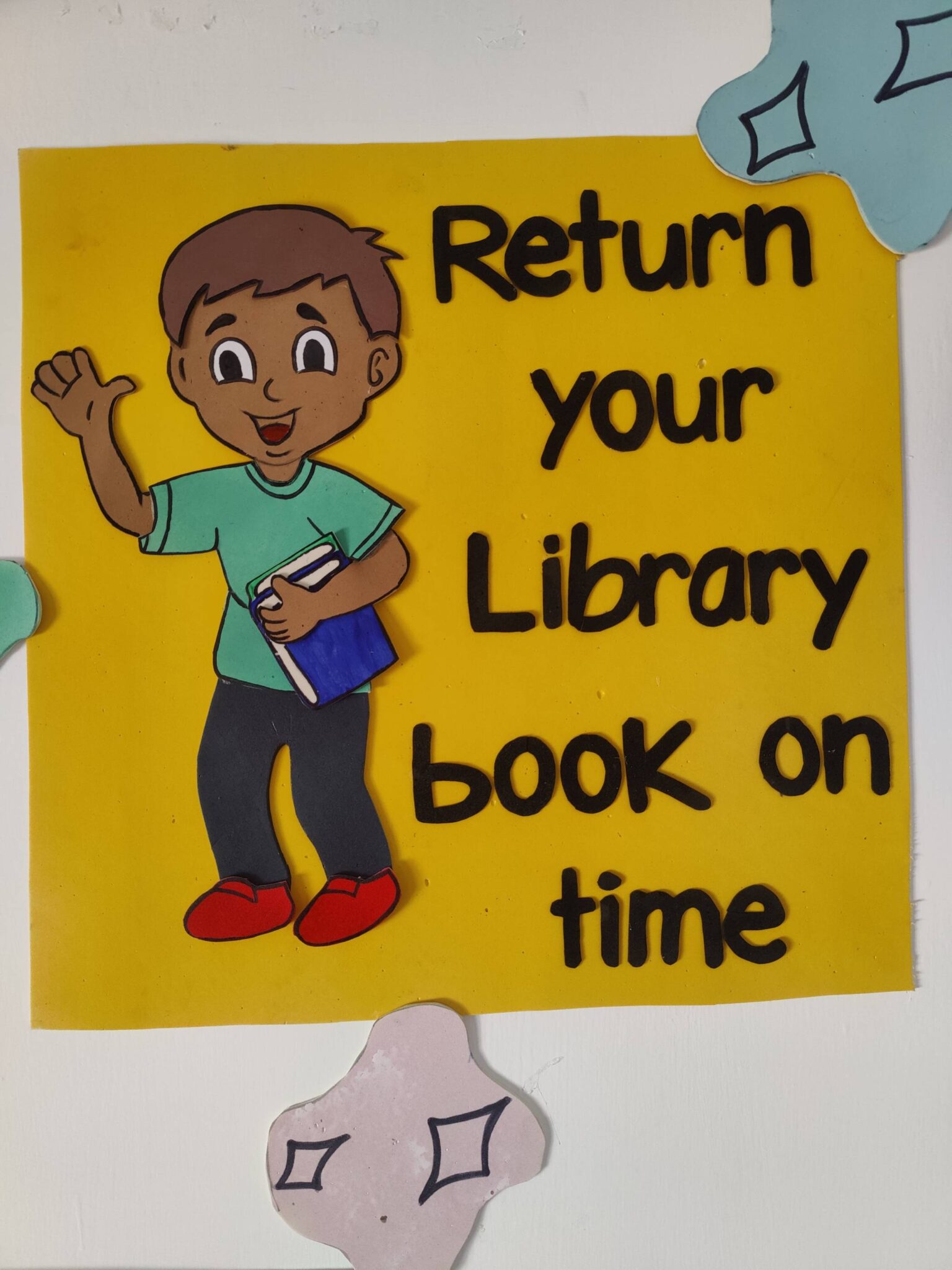 Library Rules: A Guide with Creative Handmade Posters - 1thousandideas