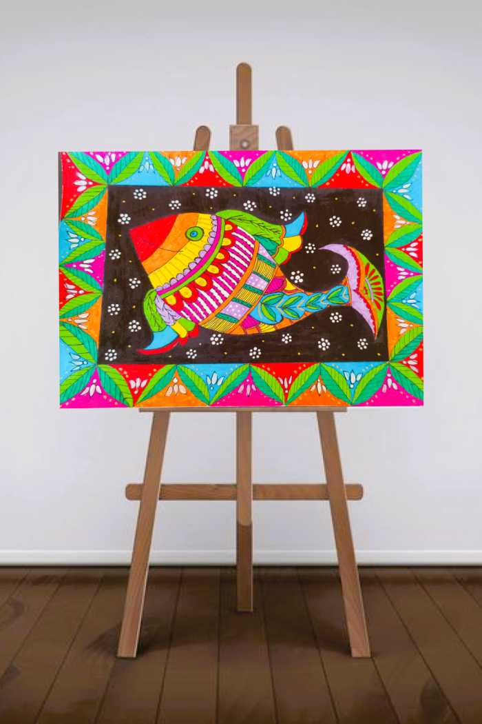 Miniature Art | Madhubani & Mughal-Style Canvas Paintings - 1thousandideas