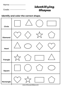8 Engaging Shape Worksheets to Make Learning Easy for Kids ...
