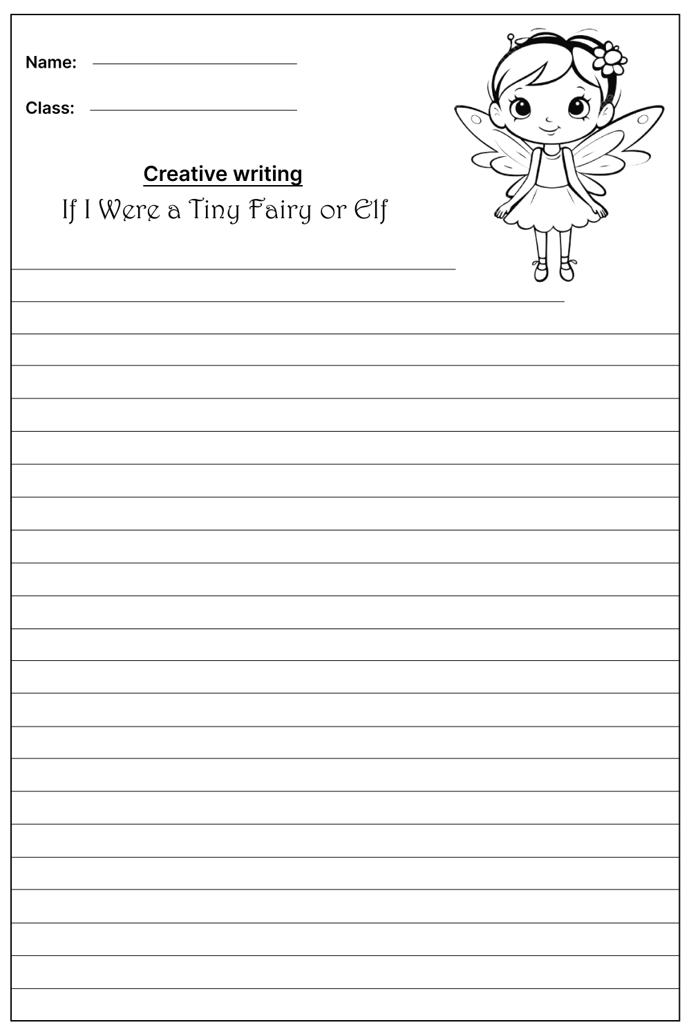 50+ Printable Writing Prompts | Creative Writing Worksheets ...