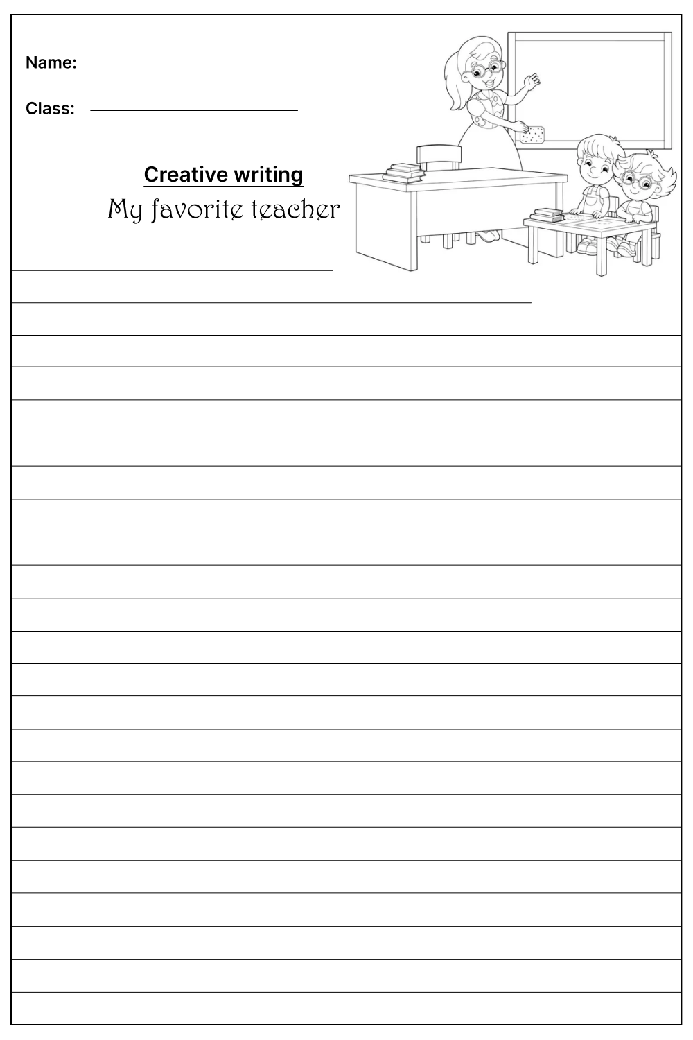 50+ Printable Writing Prompts | Creative Writing Worksheets ...