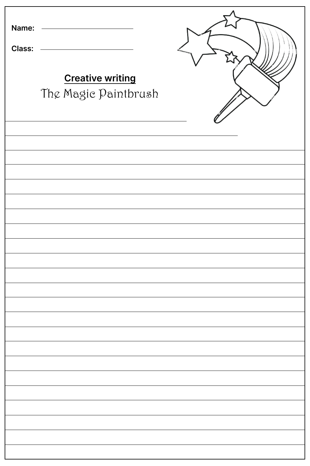 50+ Printable Writing Prompts | Creative Writing Worksheets ...