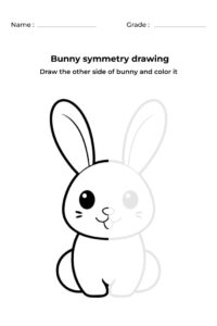 Animal Symmetry Drawing Worksheets | Draw the Other Side - 1thousandideas
