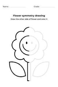 Symmetry Drawing Worksheets for Kids – Free Printables - 1thousandideas