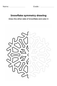 Symmetry Drawing Worksheets for Kids – Free Printables - 1thousandideas
