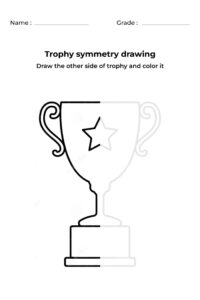 Symmetry Drawing Worksheets for Kids – Free Printables - 1thousandideas