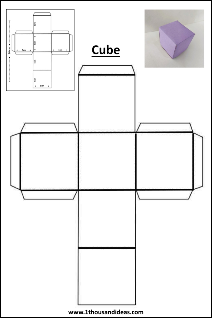 3D Shapes Model for School Project | Free Templates Included ...