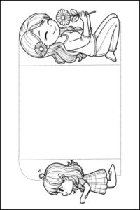 Mother's Day Foldable Card Template (Free Printable) - 1thousandideas