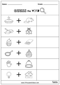 Guess the Word—Free Printable Worksheets for Kids (PDF) - 1thousandideas