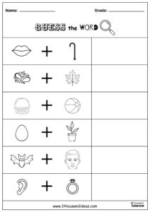 Guess the Word—Free Printable Worksheets for Kids (PDF) - 1thousandideas