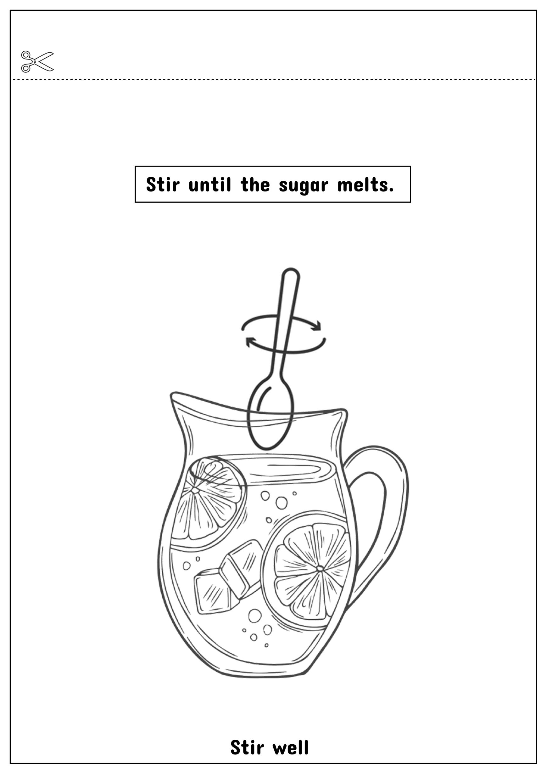 Lemonade Recipe Flipbook Free Printable Templates - 1thousandideas